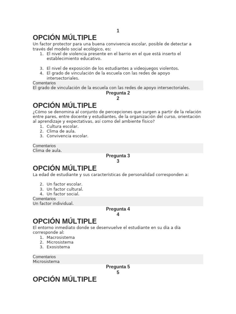 Prueba Formativa 10 | PDF