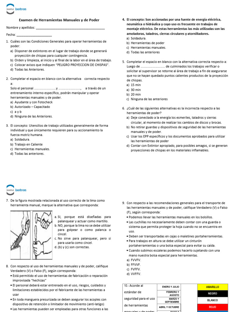 Examen - Equipos de Poder | PDF