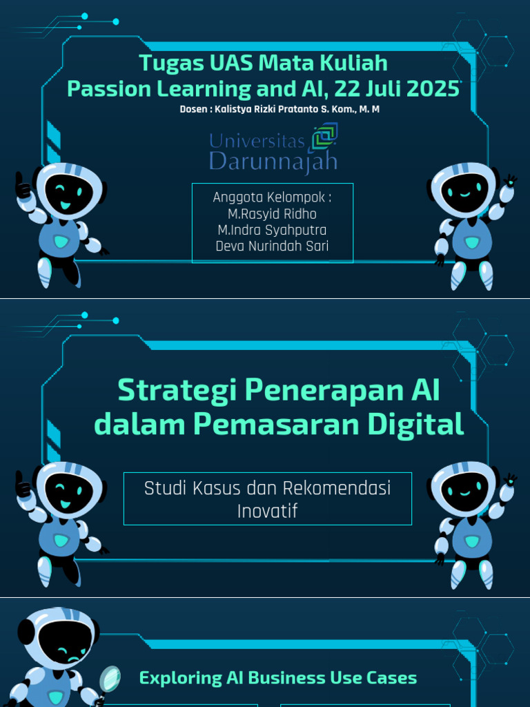 UAS Passion Learning & AI Juli 2025 | PDF