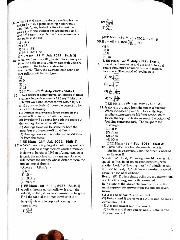 Laws of Motion Part 2 | PDF