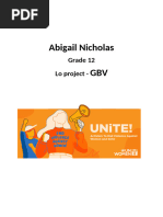 GBV Awareness Poster | PDF