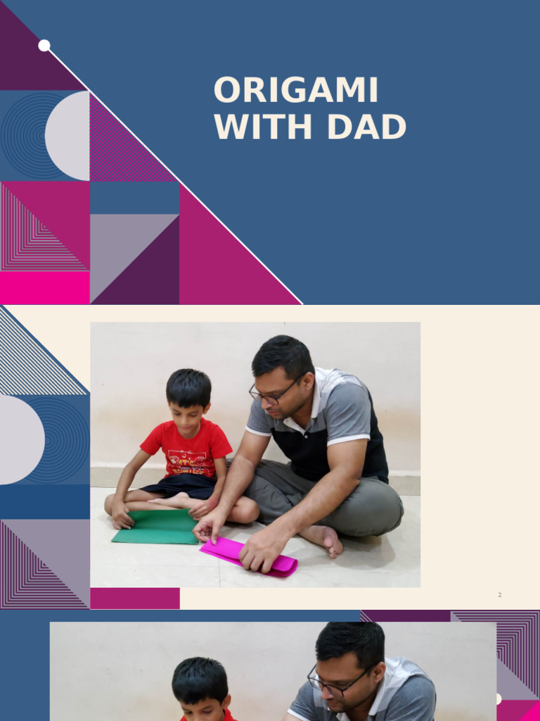 Origami With Dad-Shreyas Class3C | PDF