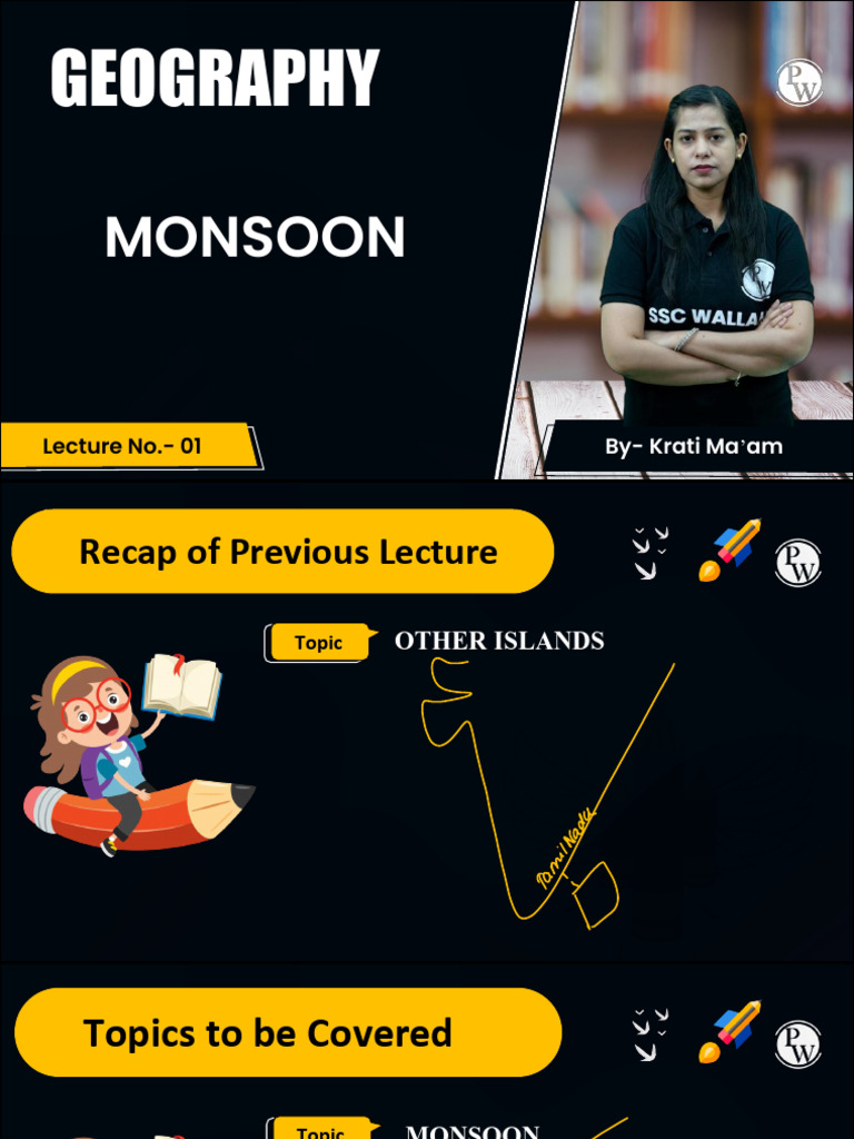 Monsoon 01 - Class Notes (Geography) | PDF