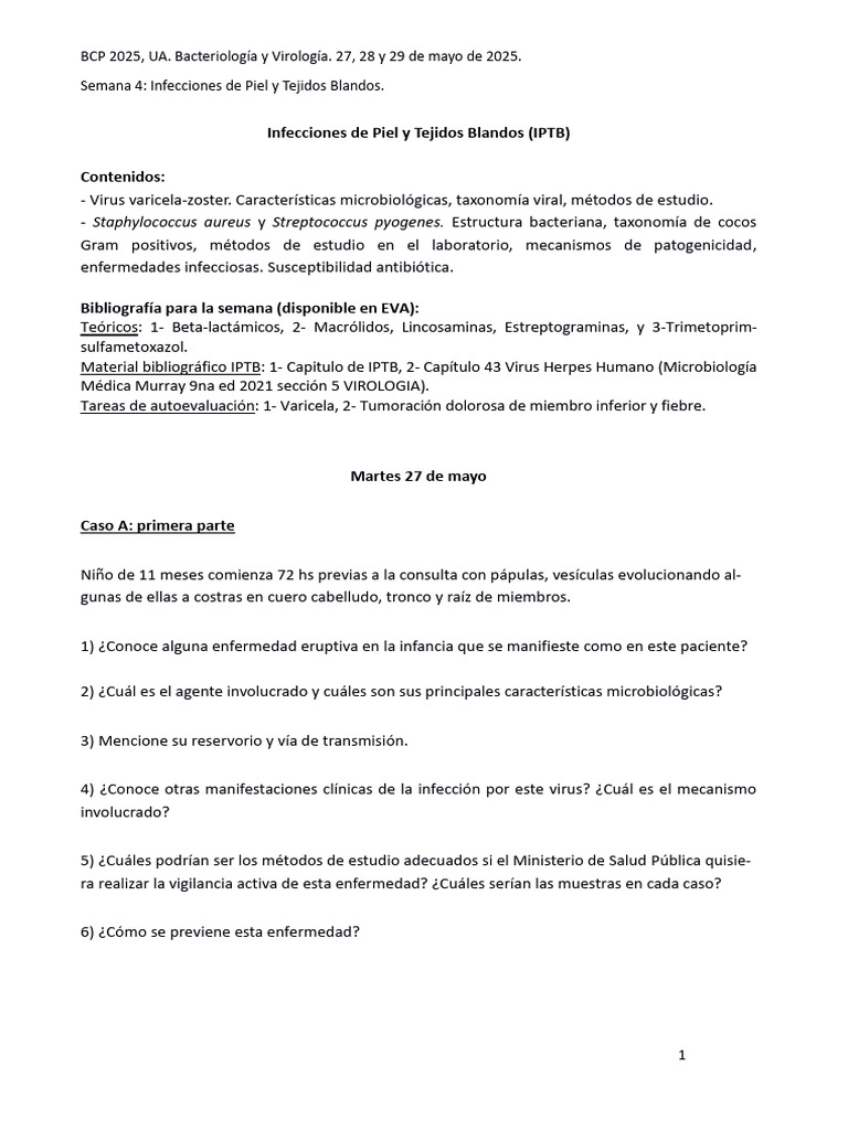 Guia Infecciones de Piel y Tejidos Blandos | PDF | Staphylococcus Aureus | Virología