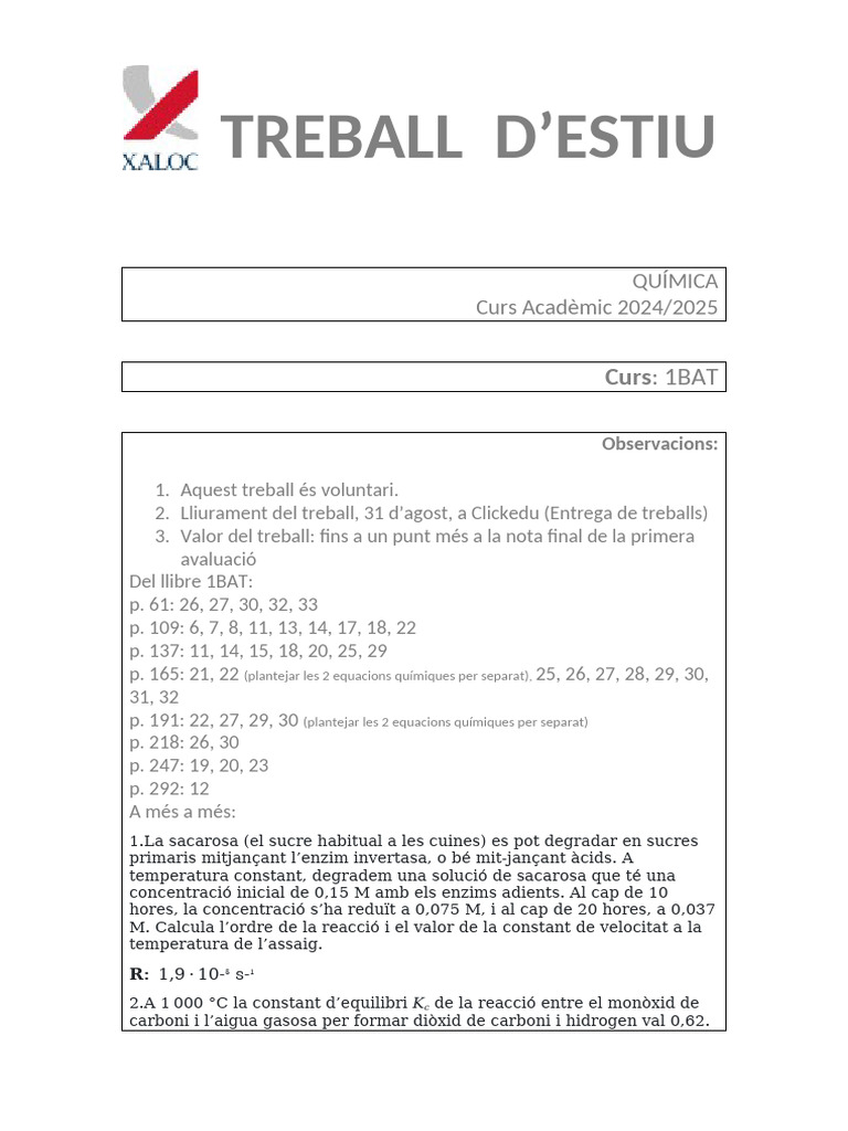 9278 20250619 Exercici Deures Consolidacio 1BAT | PDF