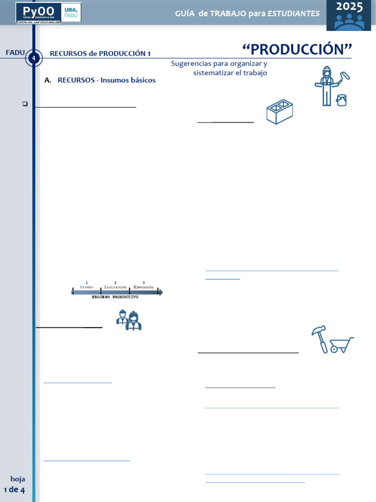 PyOO 2025 Est - A04.1-PRODUCCION Guia - Recursos y Tareas-Procesos | PDF | Materiales de ...