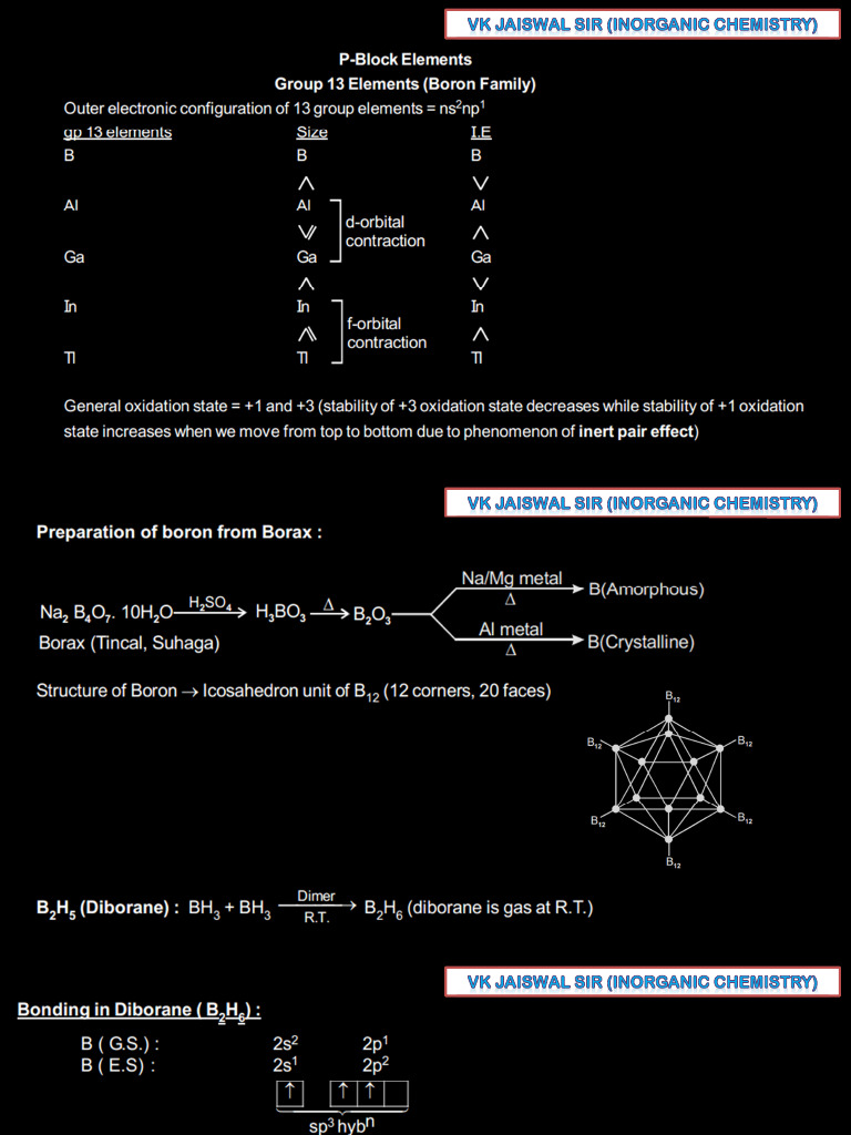 P Block Element | PDF