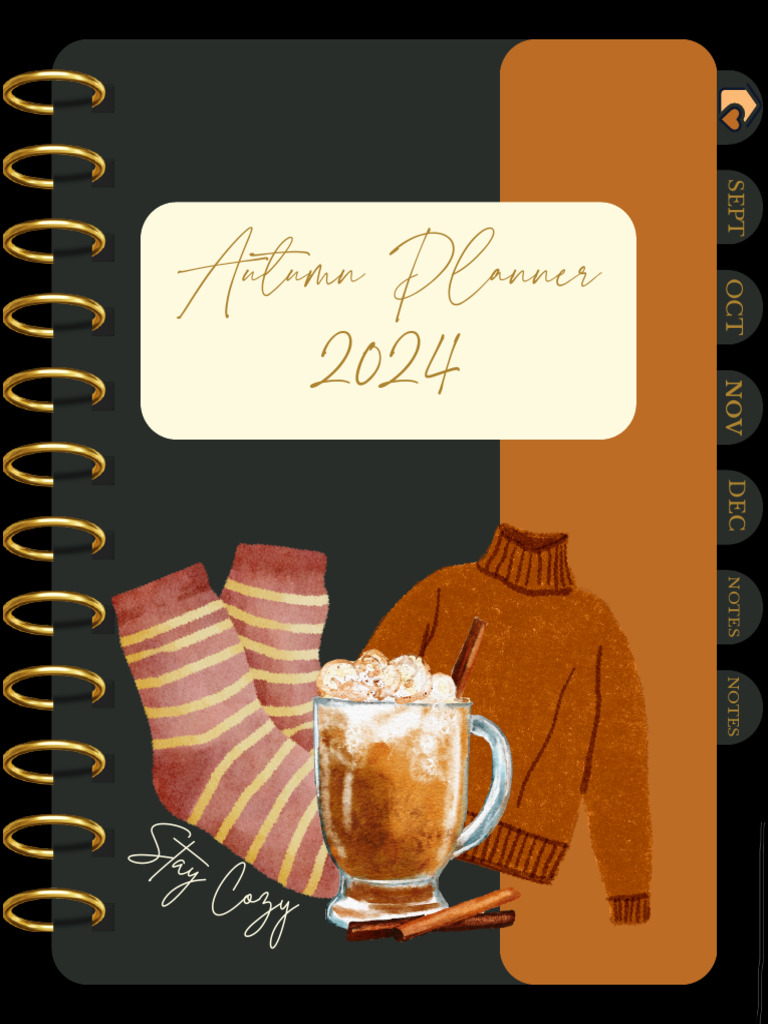 Autumn Digital Planner 2024 | PDF
