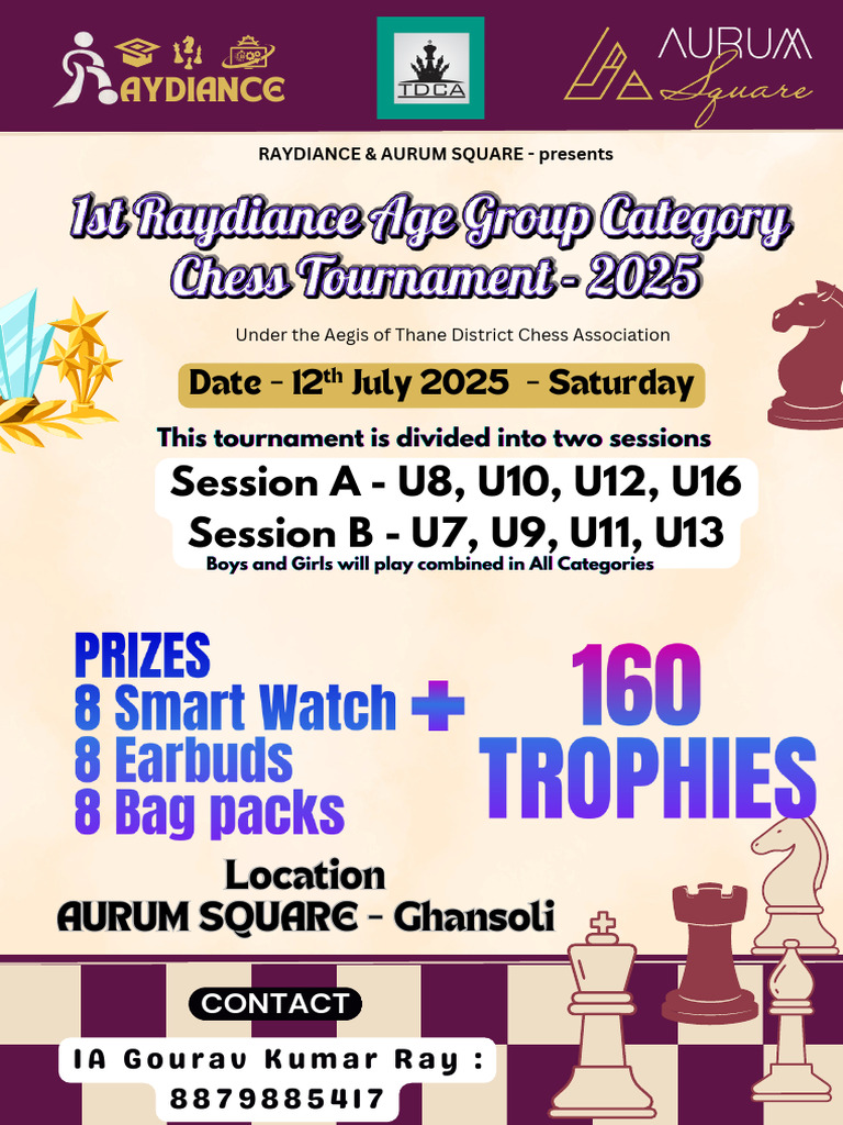 Raydiance Chess Tournament 2025 | PDF | Chess