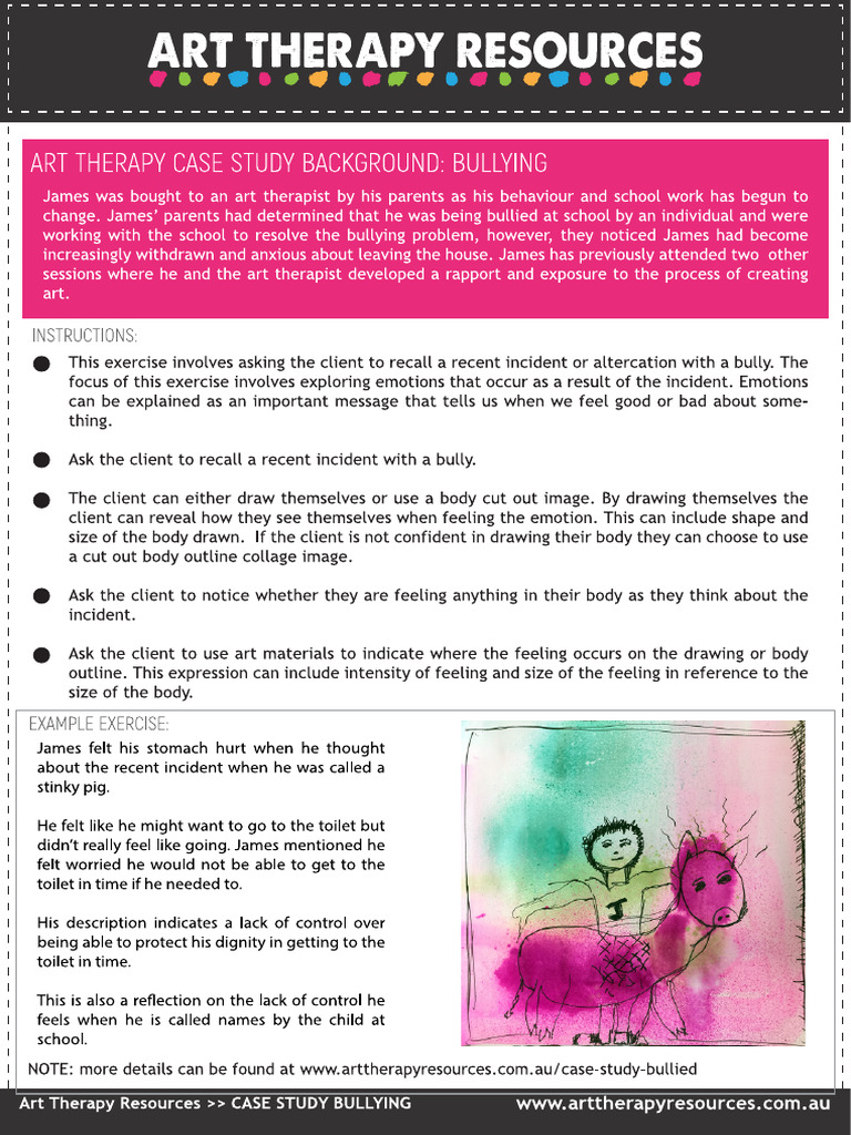 Art Therapy Case Study Bullying | PDF