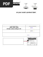 Scale-Tronix 5000-6500 Scale - User and Service Manual | PDF
