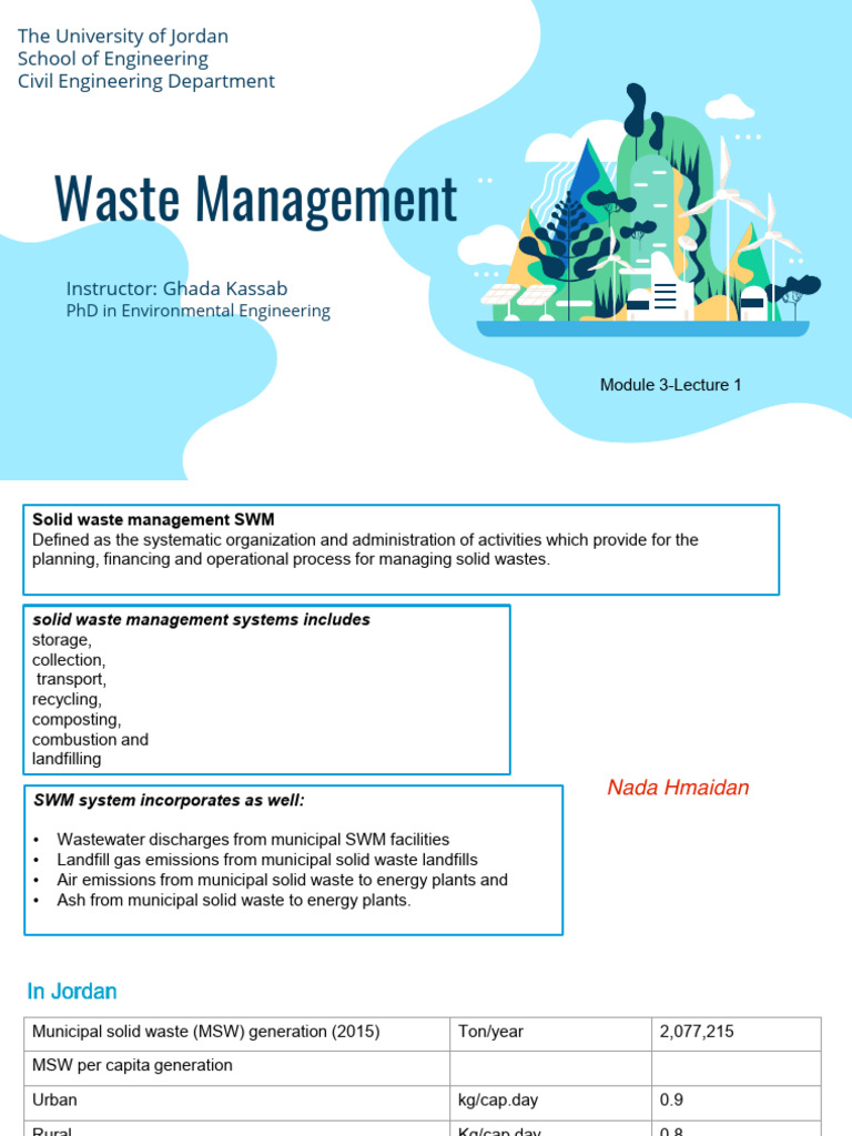 Solid Waste Management Overview | PDF | Waste | Waste Management