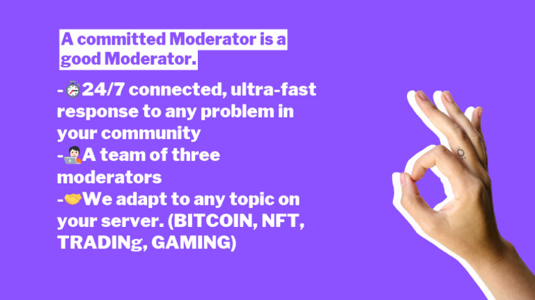 Discord Moderator Team Overview | PDF