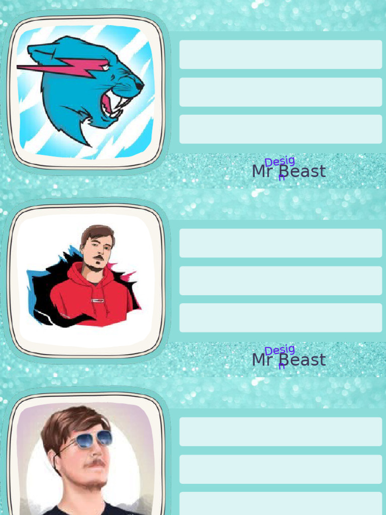 Stickers MR Beast | PDF