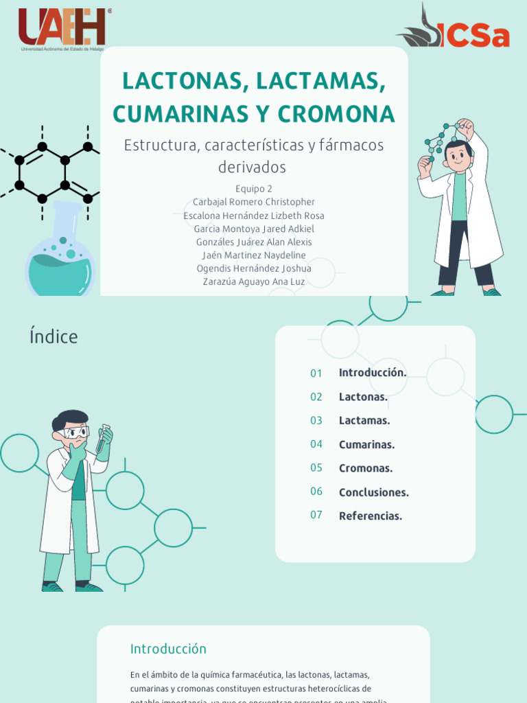 Estructura y propiedades de lactonas | PDF | Ester | Ácido
