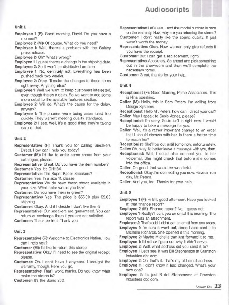 Transcripts Selling Products | PDF