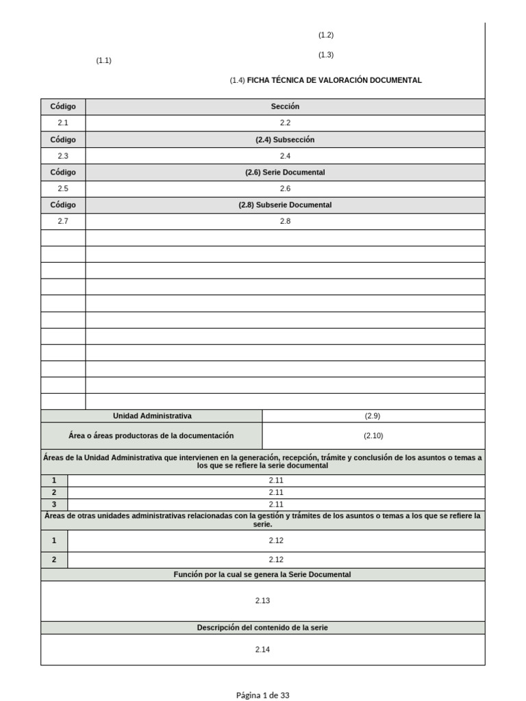 DSEA Propuesta de Formatos | PDF | Documento | Contabilidad
