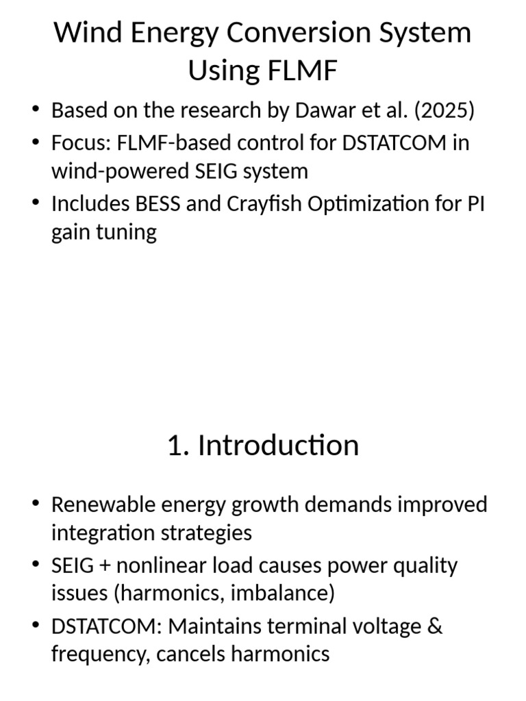 Wind Energy FLMF Presentation | PDF | Electrical Engineering ...
