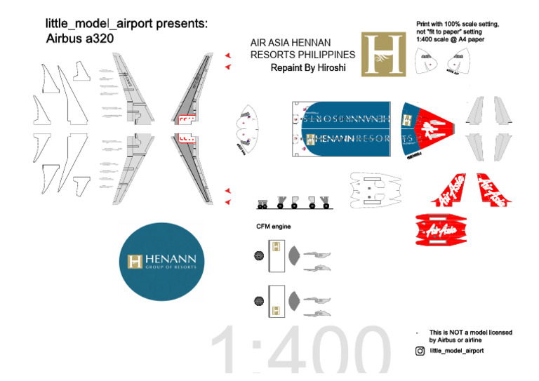 400scale - A320 - Airasia Hennan | PDF
