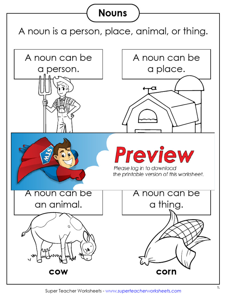 Anchor Chart Nouns | PDF