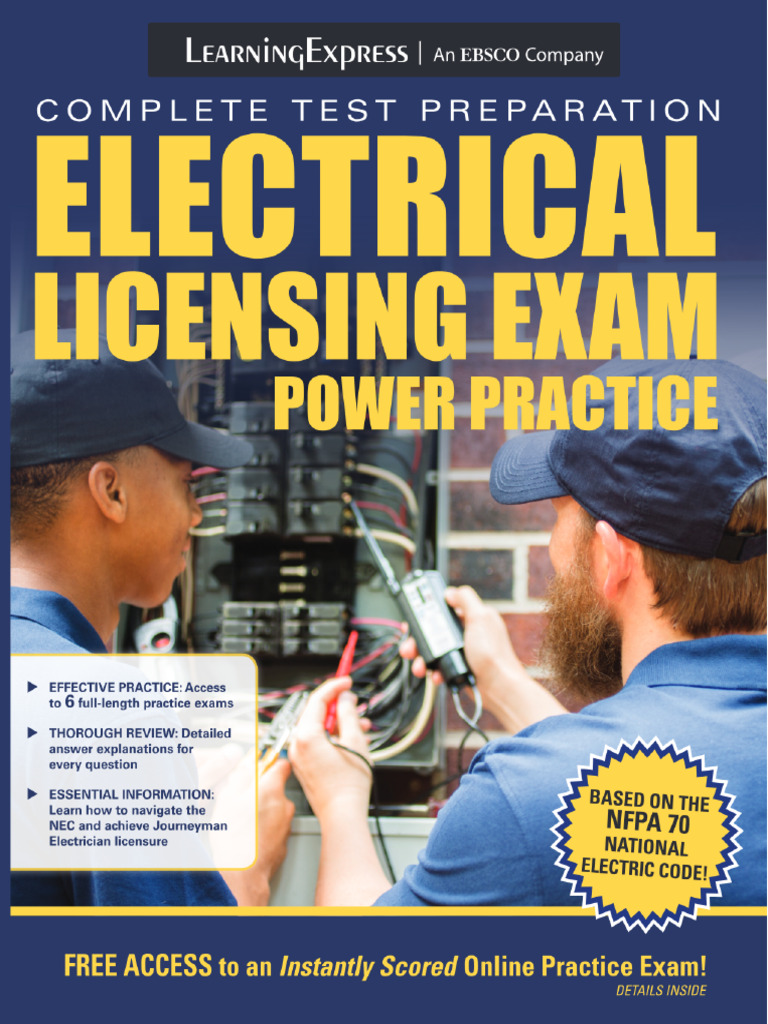 Electrician's Licensing Exam - Power Practice | PDF