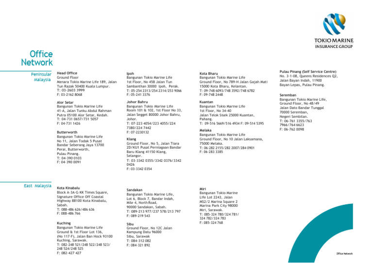 TMLM-HQ-Branch-Address (June 2024) | PDF