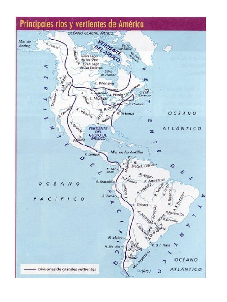 Mapa de Rios de America | PDF