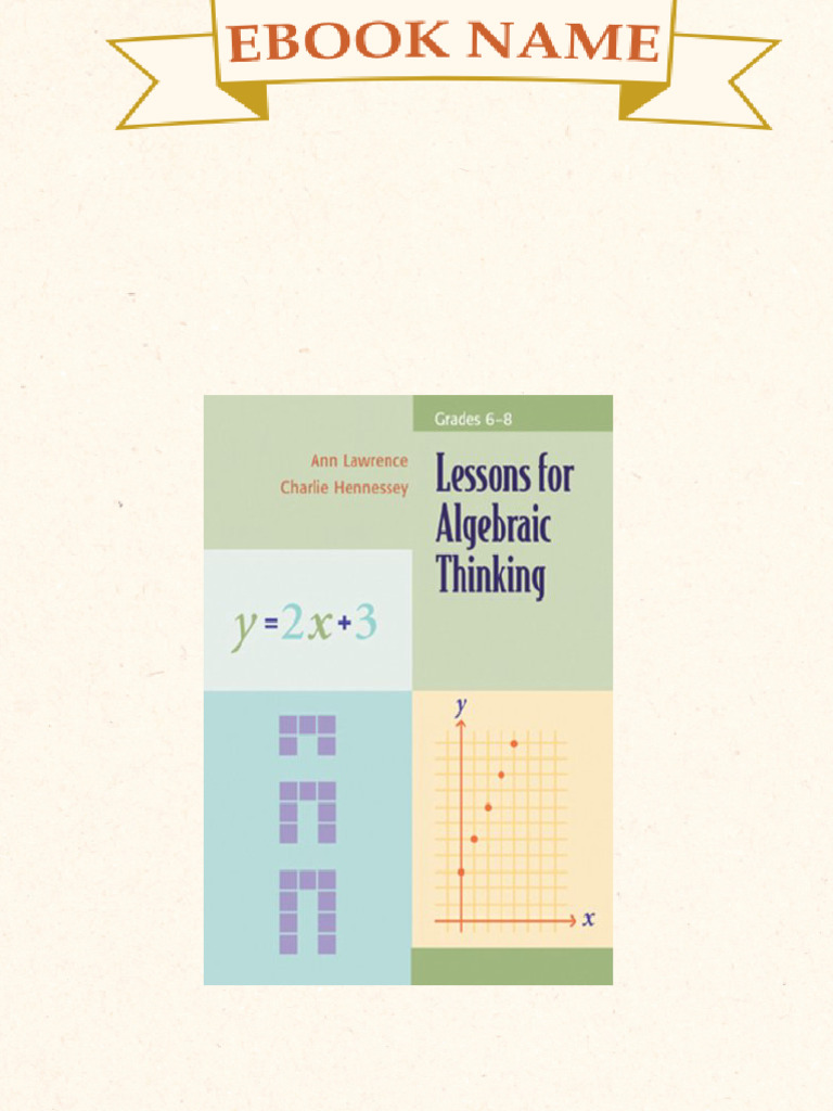 Lessons For Algebraic Thinking Ann Lawrence PDF Download | PDF ...