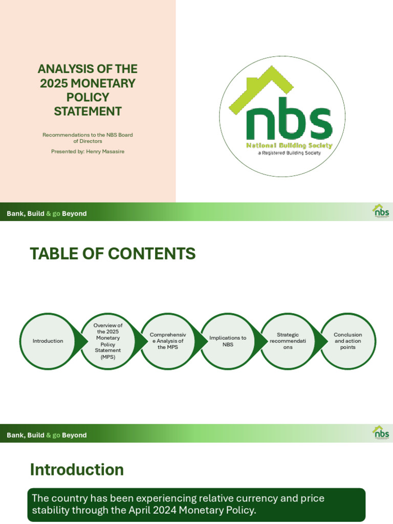 2025 Monetary Policy Statement Analysis | PDF | Monetary Policy ...