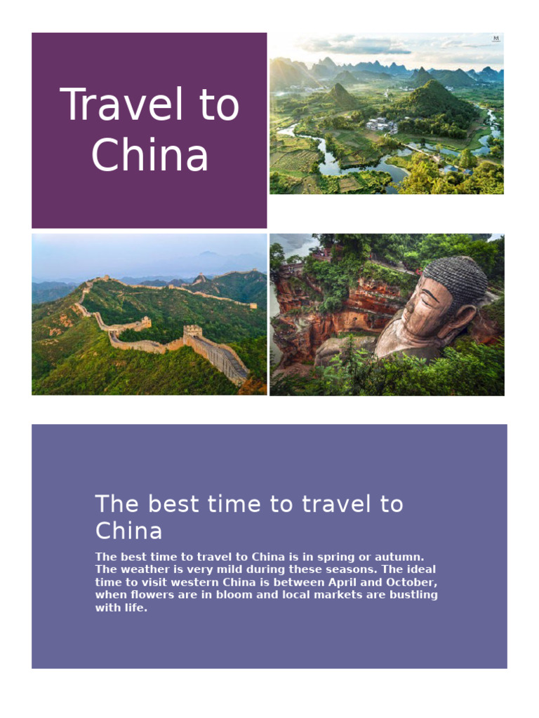 Best Times and Tips for Traveling to China | PDF