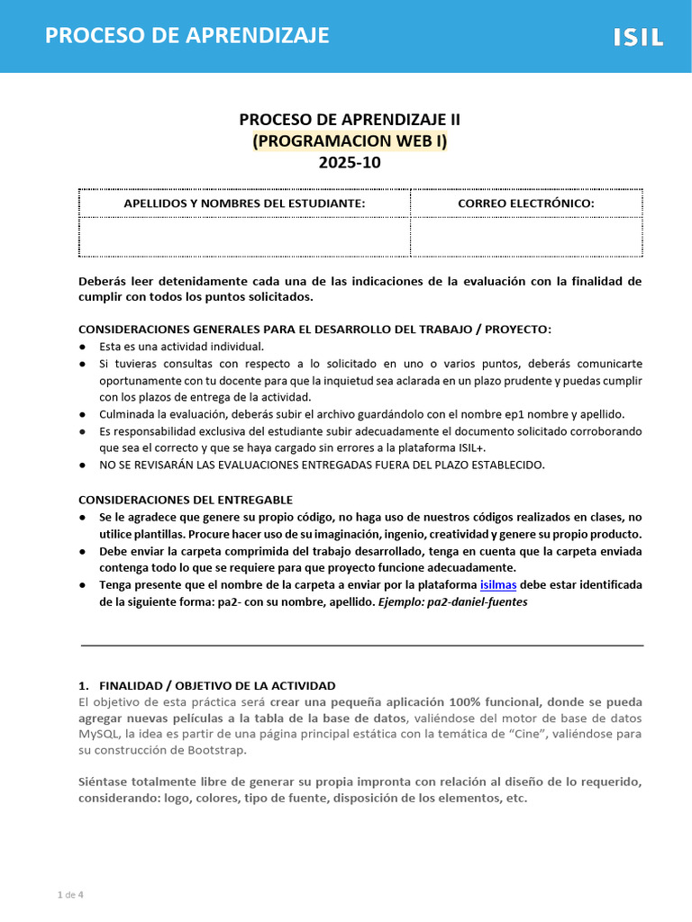 Proceso de Aprendizaje (Proyecto) Grupal Pa-2 | PDF | Bootstrap (marco frontal) | Php