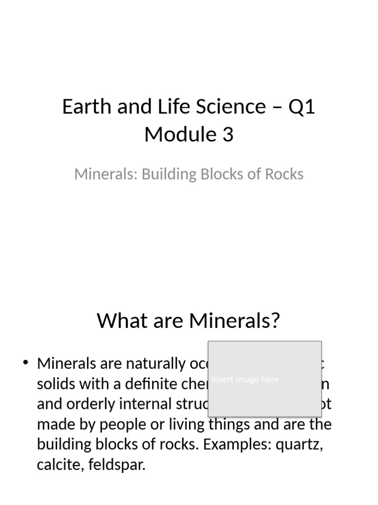 Module 3 Minerals Presentation | PDF | Minerals | Solid
