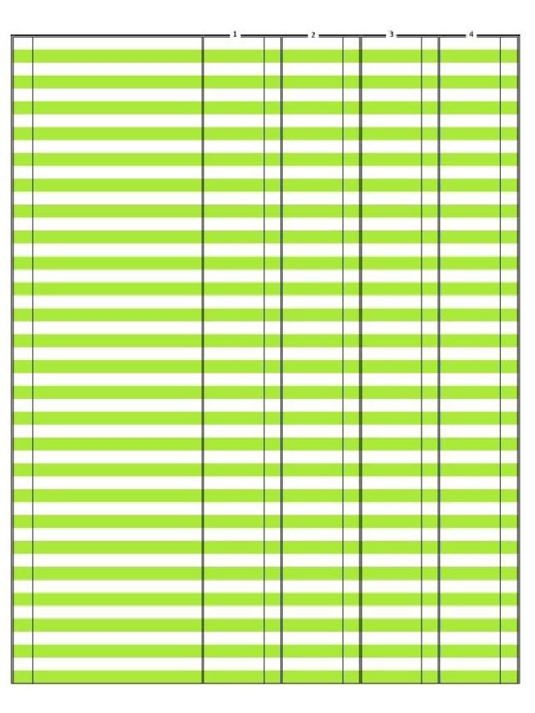 Hoja de 4 Columnas | PDF