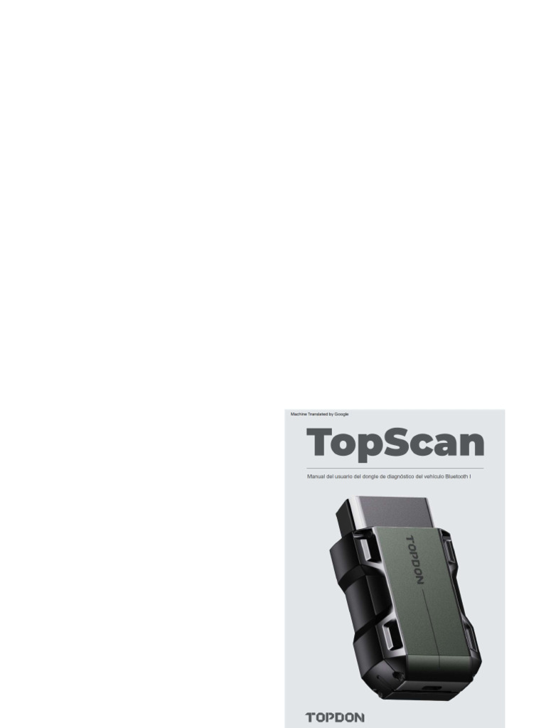 Topdon TopScan | PDF