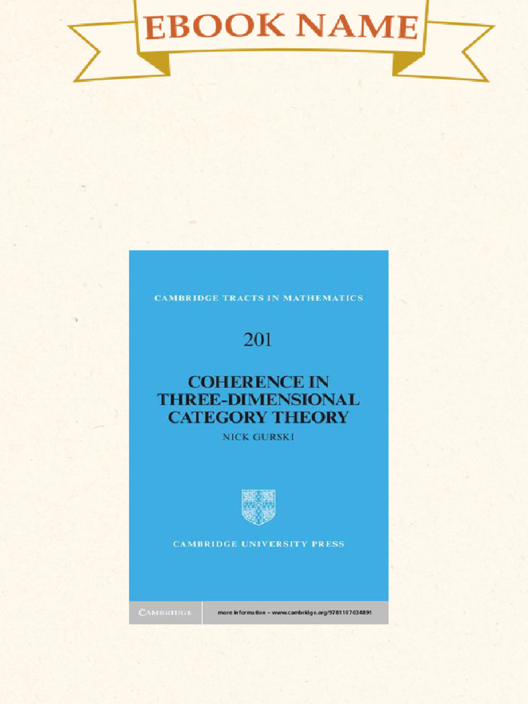 Coherence in Three Dimensional Category Theory Cambridge Tracts in ...