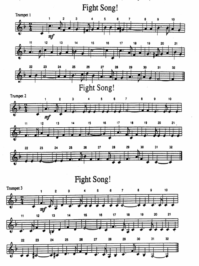 Trumpet 1st 2nd 3rd | PDF