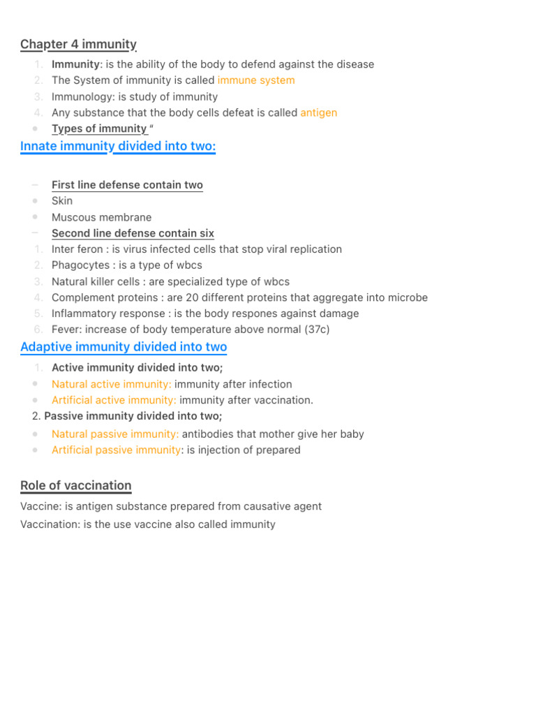 Chapter 4 Immunity | PDF