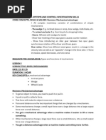 Grade 8 Mechanical Systems Overview | PDF | Gear | Piston