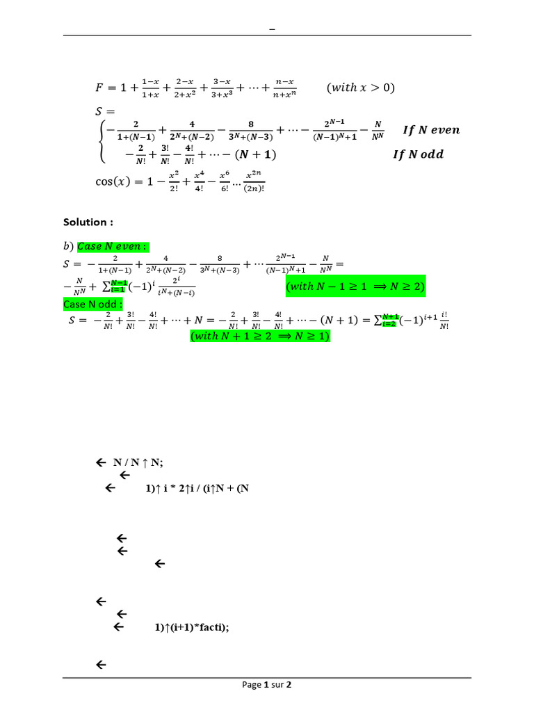 Iterative Algorithm Exercise Solutions | PDF