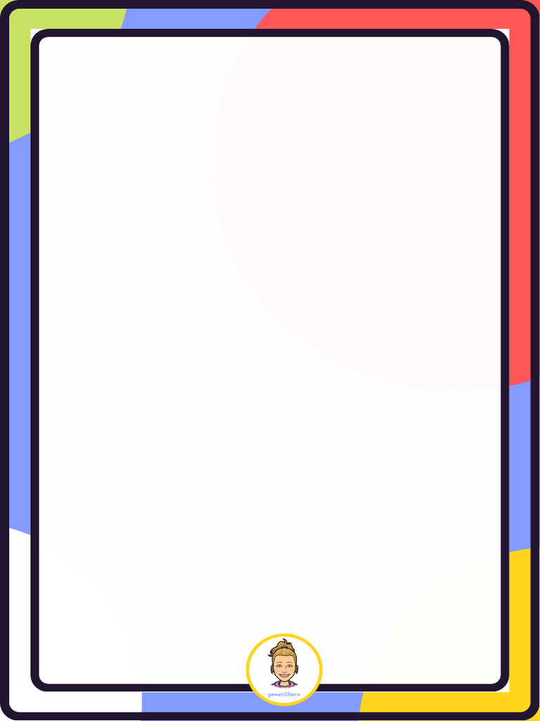 Blank Portrait (School Material) To Use | PDF