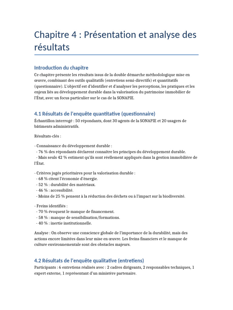 Développement durable à la SONAPIE | PDF | Développement durable ...