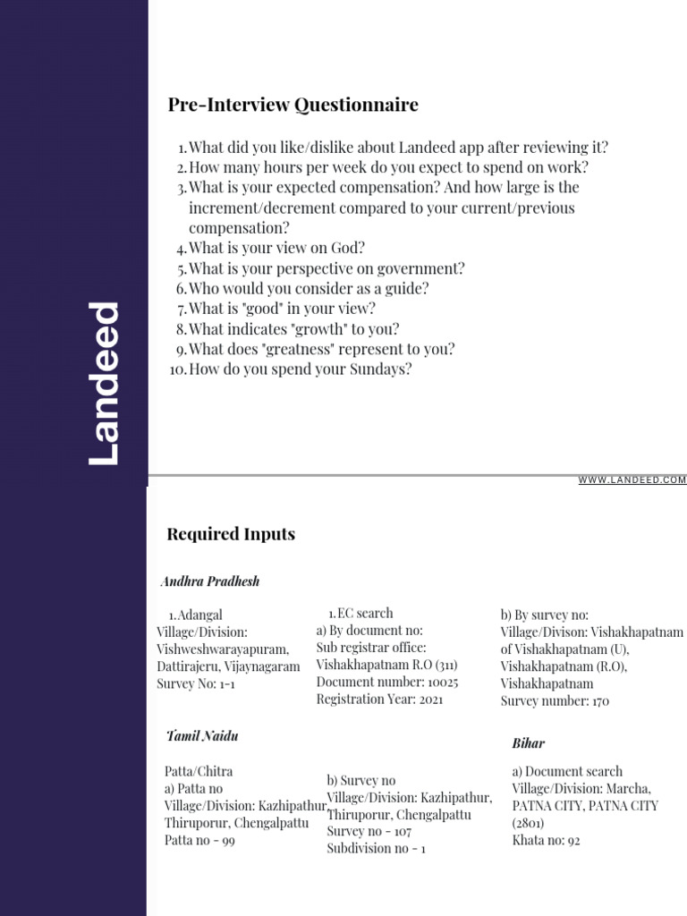 Pre Interview Questionnaire | PDF | Chess Openings | Chess