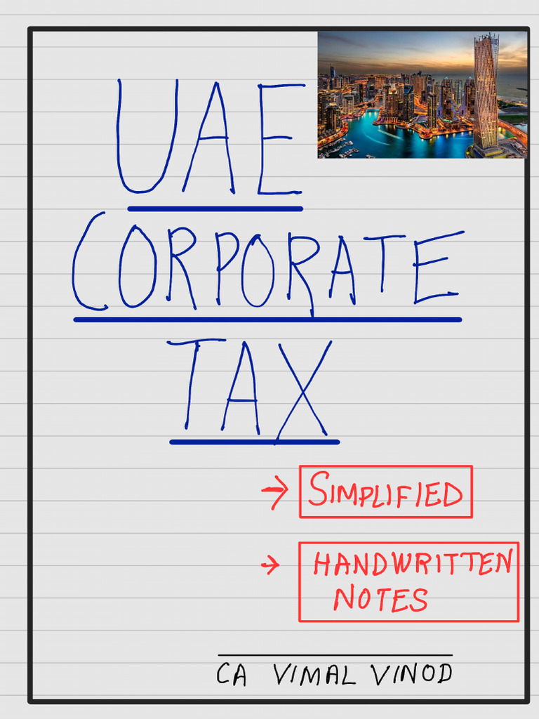 UAE Corporation Tax Notes | PDF