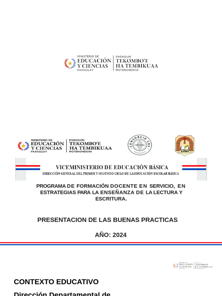 Esquema PPT Buenas Practicas 2024 | PDF