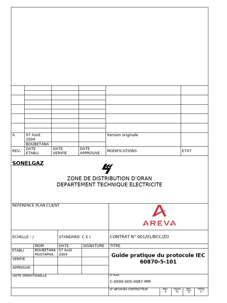 Guide du protocole IEC 60870-5-101 | PDF | Scada | Architecture ...