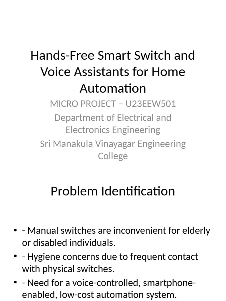 Smart Switch First Review | PDF | Automation | Home Automation
