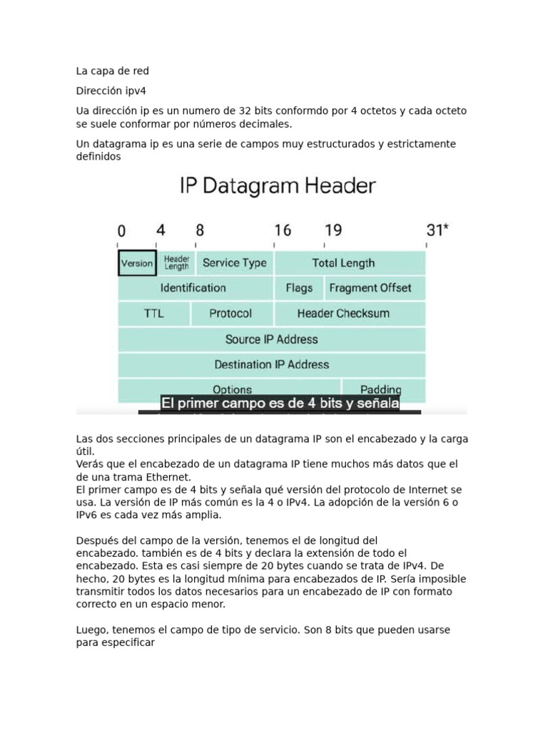 La capa de red | PDF | Protocolos de internet | Enrutador (Computación)