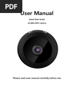 A9 WiFi Mini Camera. User Manual. English | PDF | Mobile App | Wi Fi