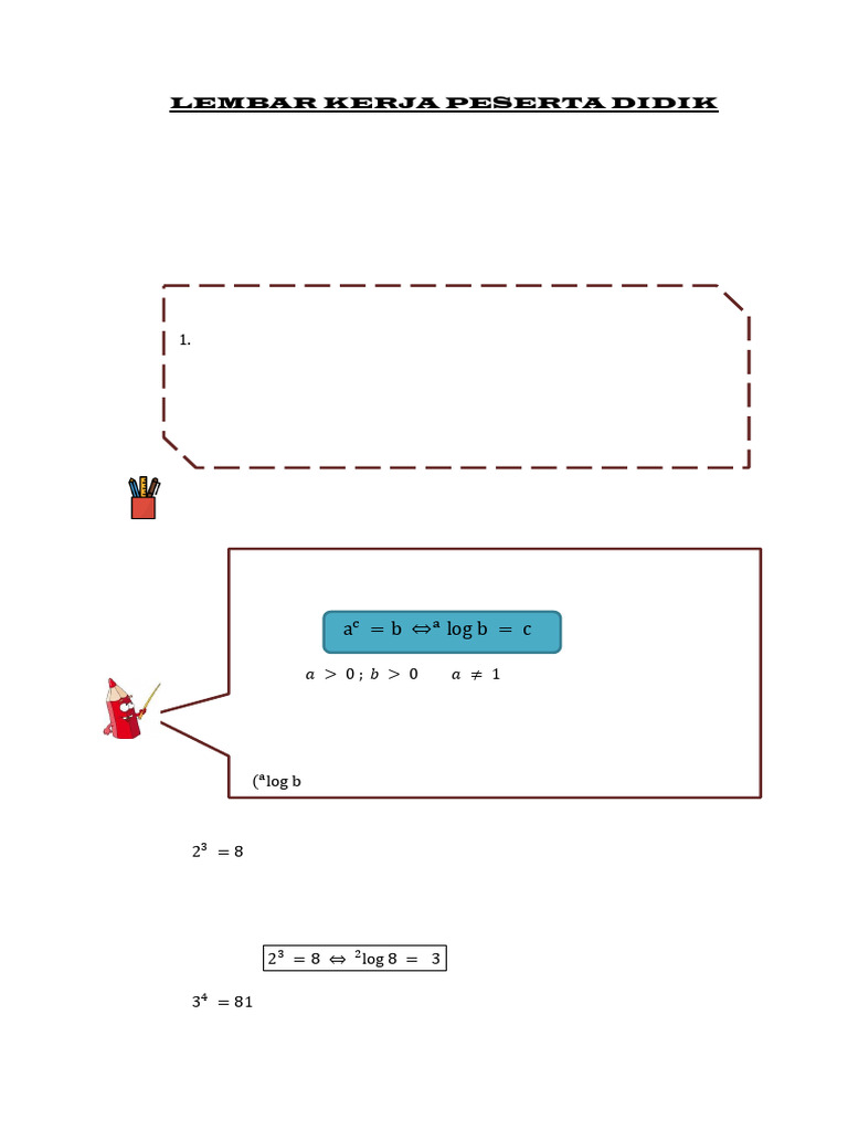 LKPD Logaritma | PDF