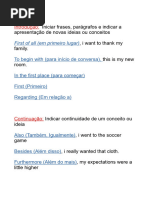 Conectivos em Inglês: Lista Completa | PDF
